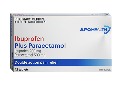 APO HEALTH Ibuprofen 200mg Plus Paracetamol 500mg Blister Pack Soft Ge ...