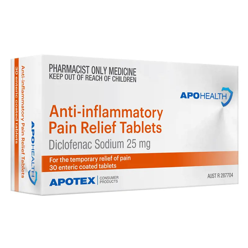 APO HEALTH Anti-Inflammatory Pain Relief 30 Tablets | AHPC Pharmacy Outlet