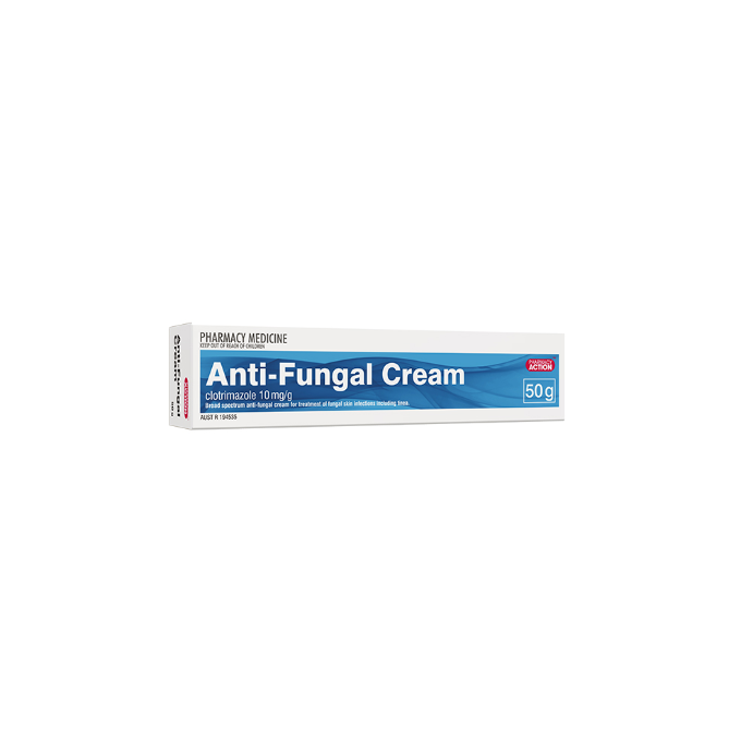 PHARMACY ACTION Anti-Fungal Cream 50g | AHPC Pharmacy Outlet