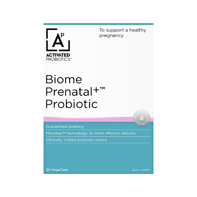 Activated Probiotics Biome Prenatal+ Probiotic 30 Capsules | AHPC ...