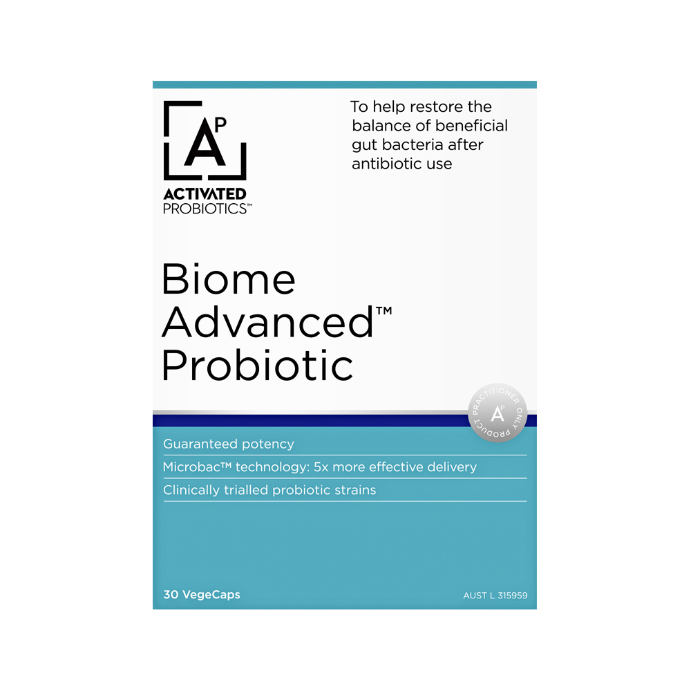 Activated Probiotics Biome Advanced Probiotic 30 Capsules | AHPC ...