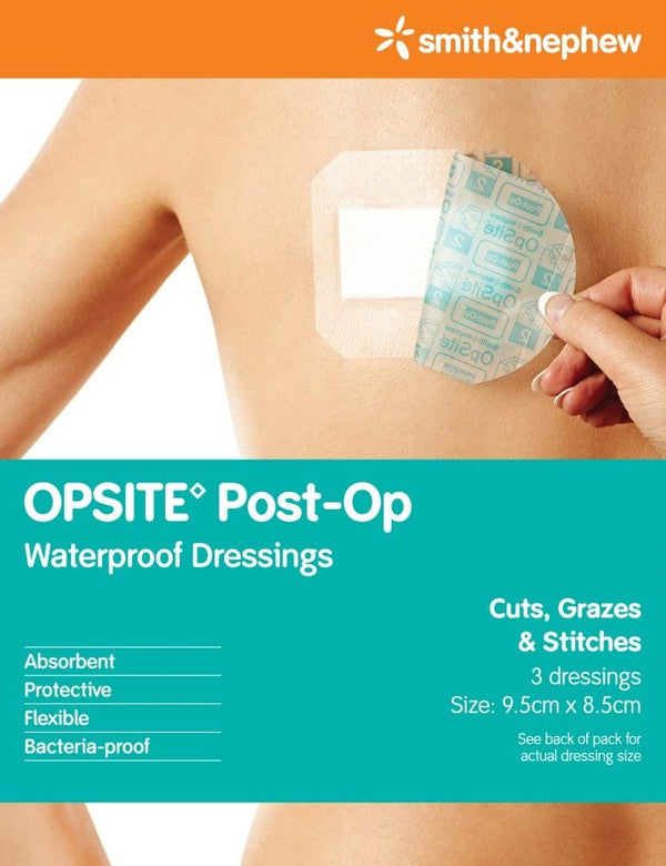 Opsite Post-Op 9.5Cmx8.5Cm 3Pk