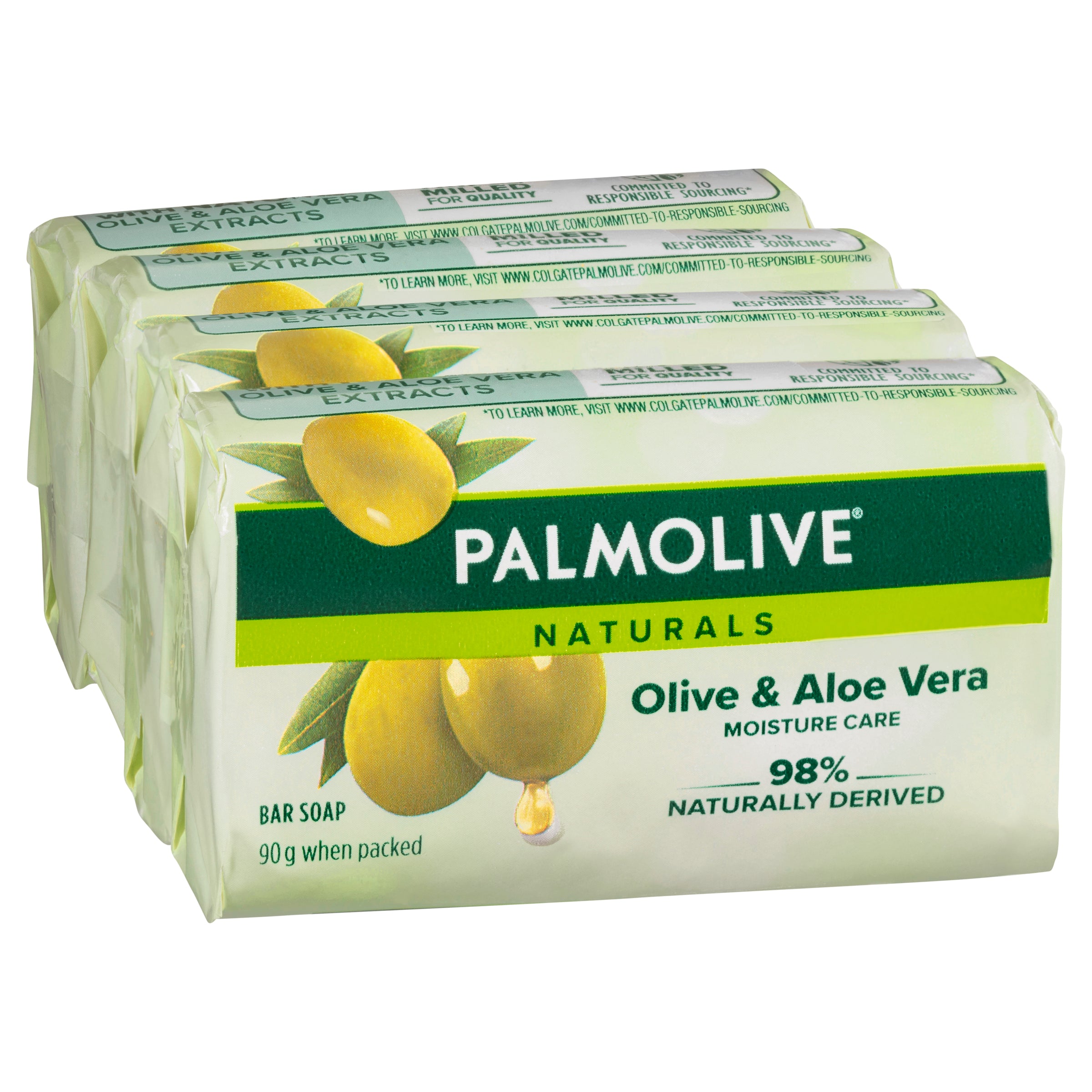Palmolive Green Bar Soap 4Pk | AHPC Pharmacy Outlet