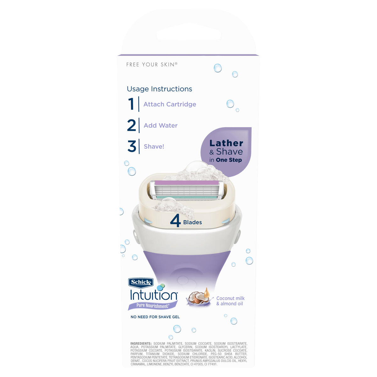Schick Intuition Kit Nourish Razor