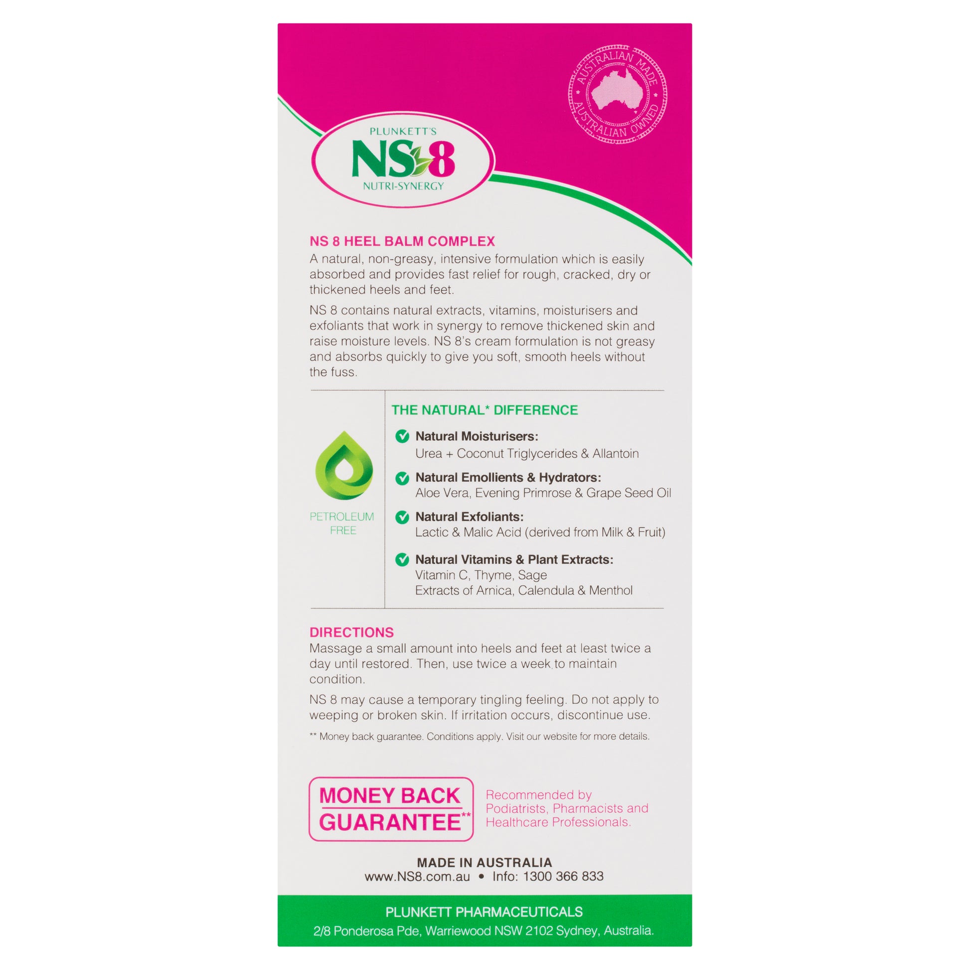 Ns8 Heel Complex Balm 250Ml