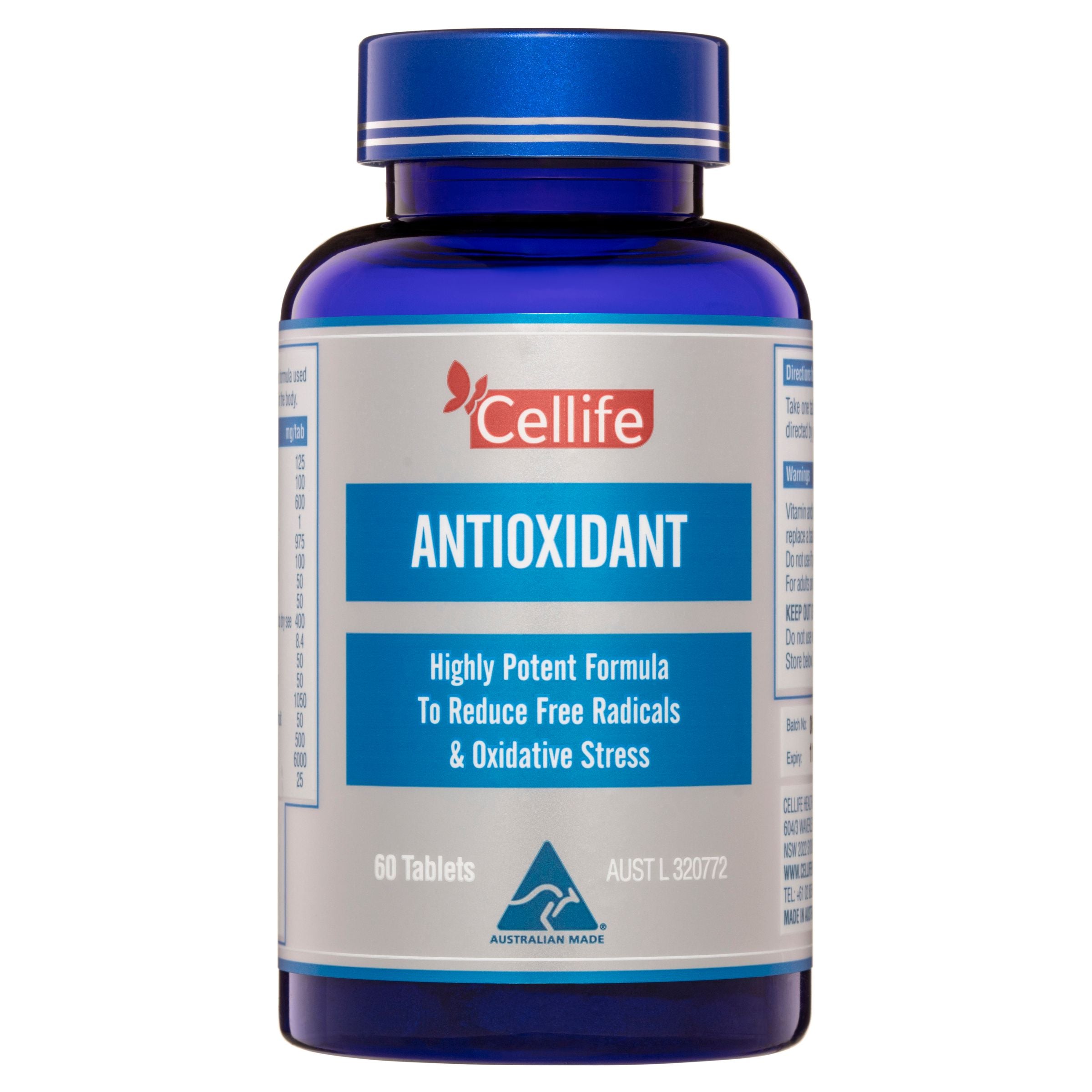 Cellife Antioxidant (60 Tablets) | AHPC Pharmacy Outlet