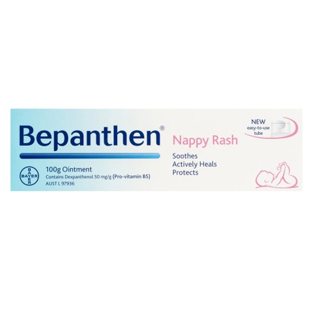 Bepanthen Ointment 100g Baby Nappy Nappies Skin Rashes Soothing Relief ...