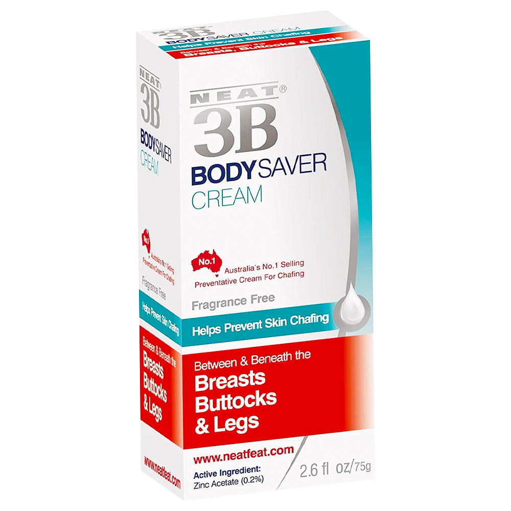 Neat 3B Body Saver Cream Prevents Sweat Rash Skin Chafing Buttocks Bre