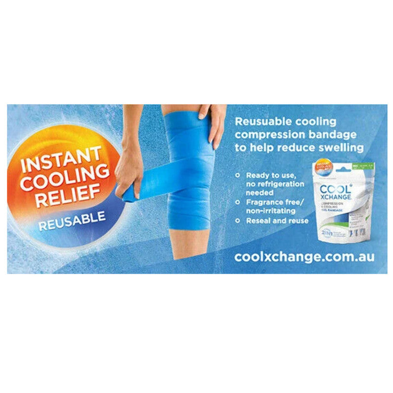 Cool Xchange Compression Cooling Gel Bandage Regular Compress Cold The ...