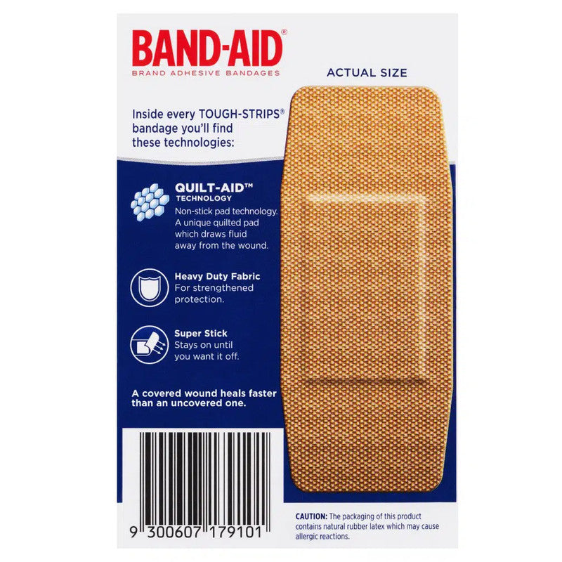 Band-Aid Tough Strips Extra Large Fabric Plasters Bandage Wound Care 1
