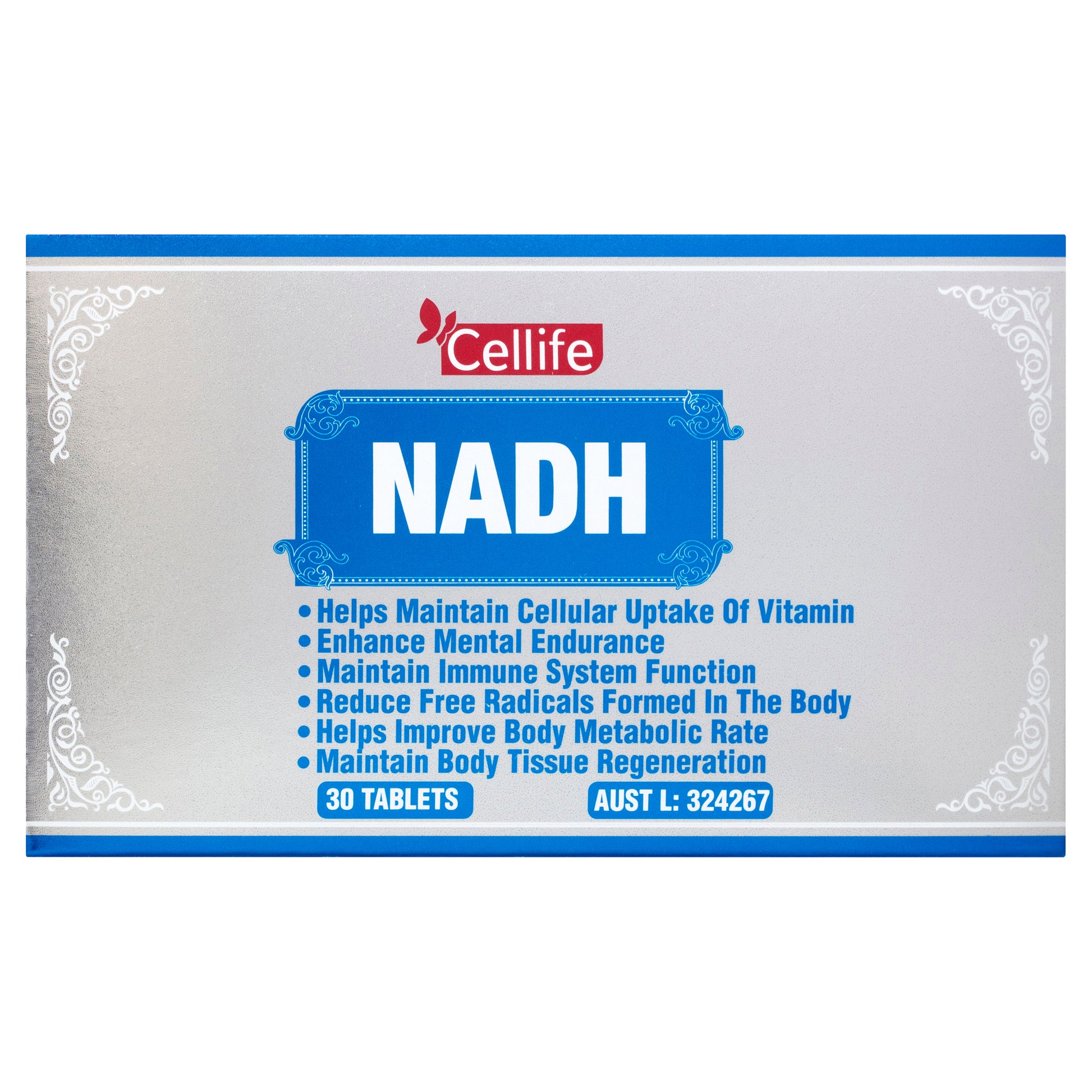 Cellife NADH 30 Tabs | AHPC Pharmacy Outlet