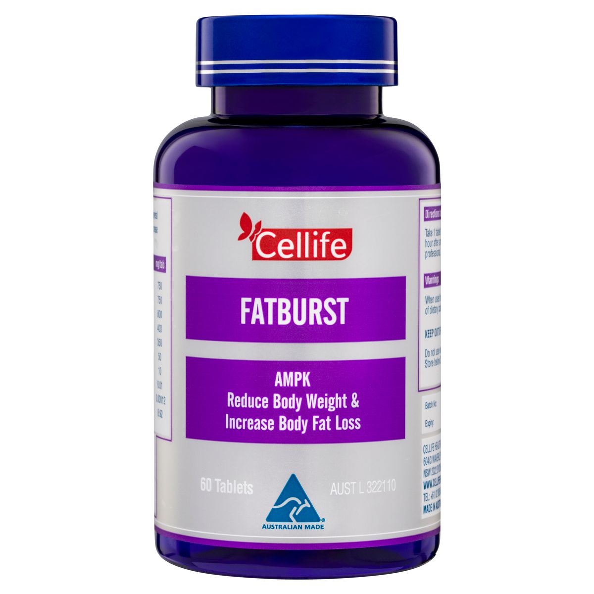 Cellife AMPK Fatburst (60 Tablets) | AHPC Pharmacy Outlet