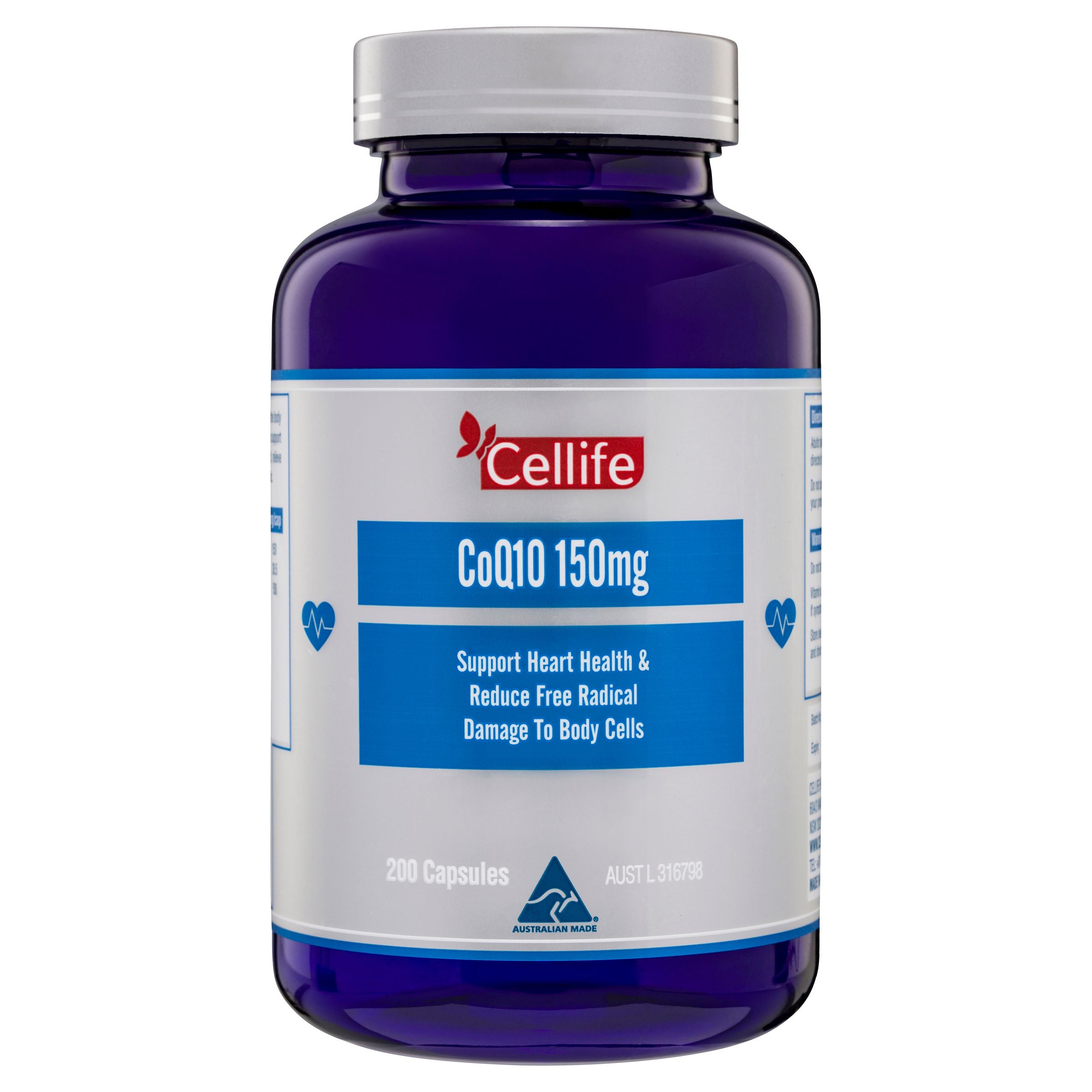 Cellife CoQ10 150mg (200 Capsules) | AHPC Pharmacy Outlet